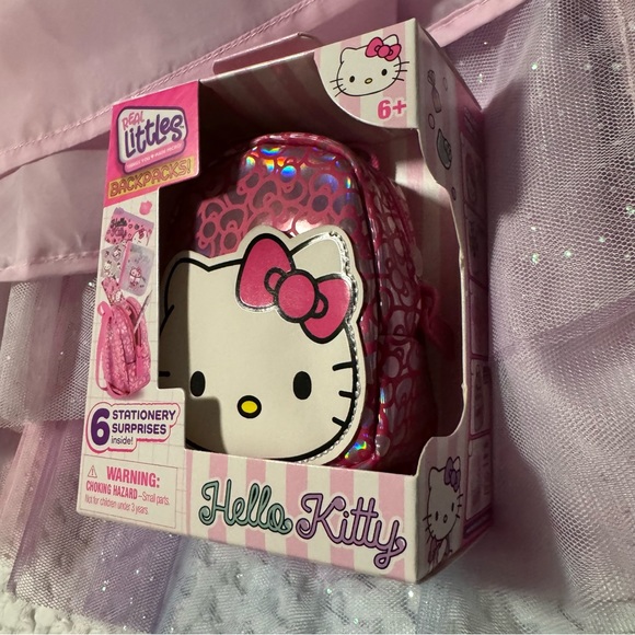 Sanrio | Toys | Real Littles Rare Hello Kitty Mini Backpacks Metallic ...